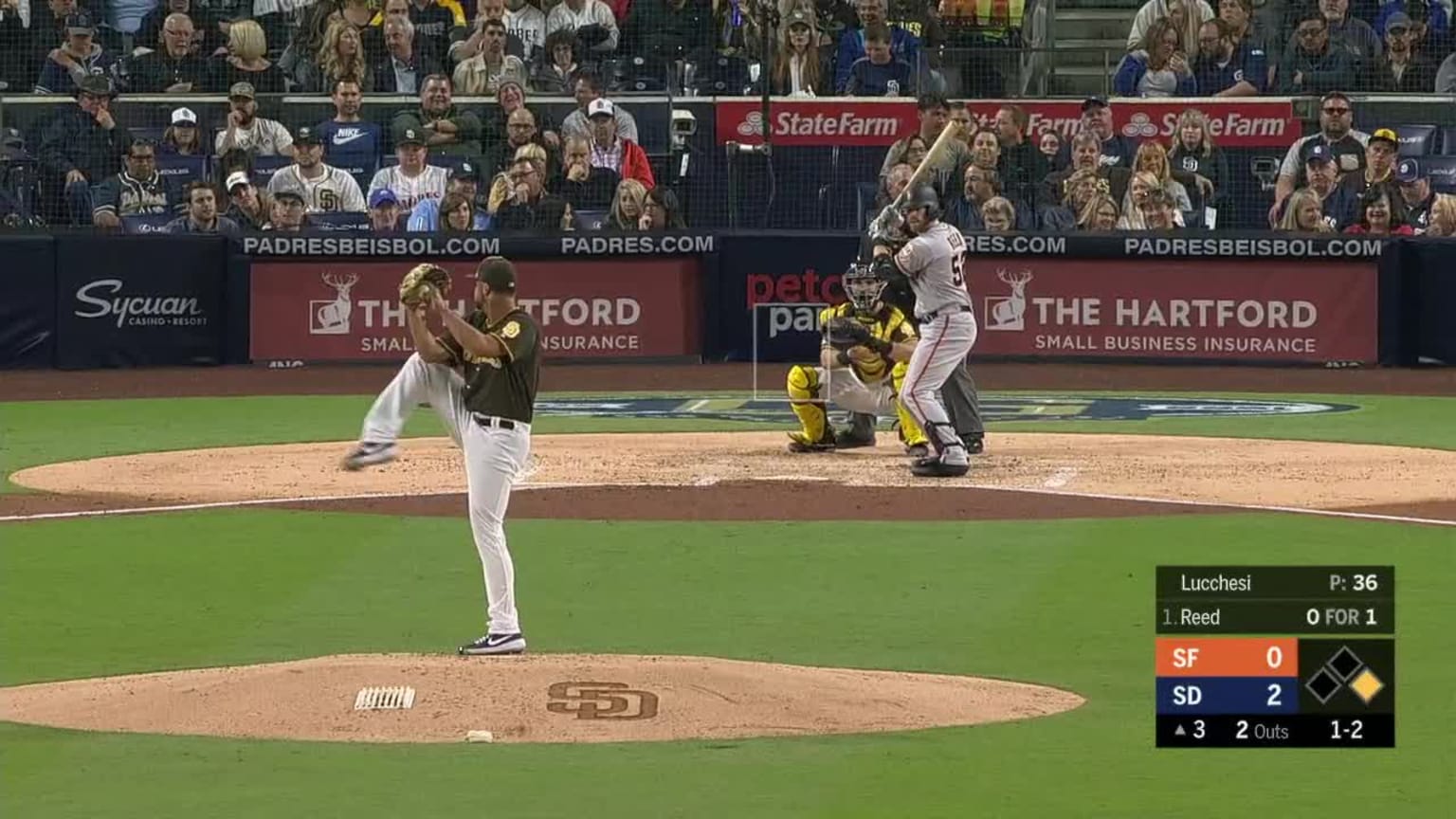 Michael Reed called out on strikes. | 03/29/2019 | MLB.com