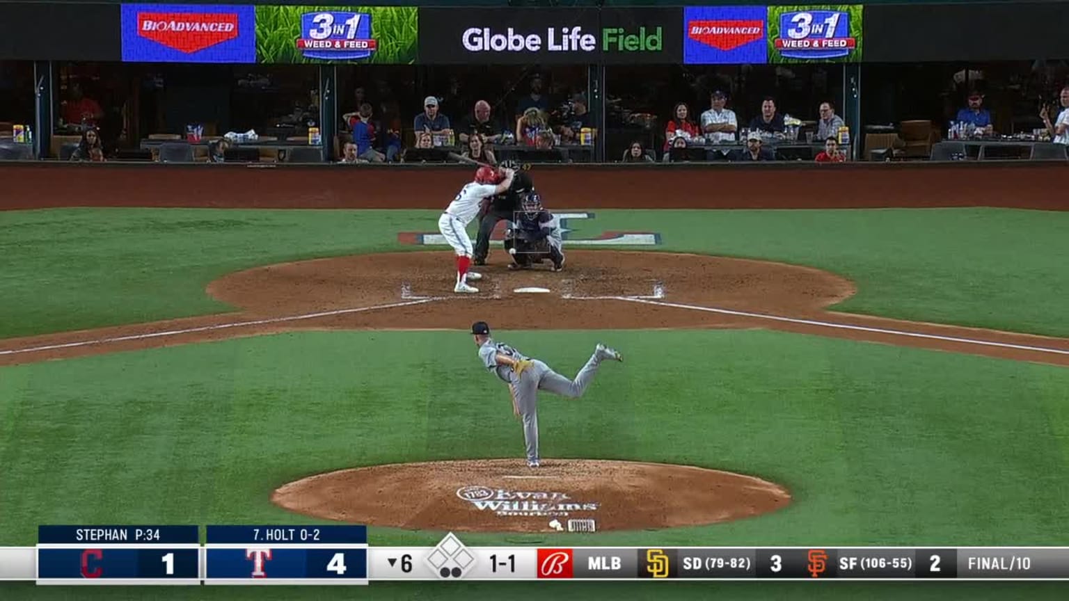 Trevor Stephan Ball to Brock Holt | 10/02/2021 | Houston Astros