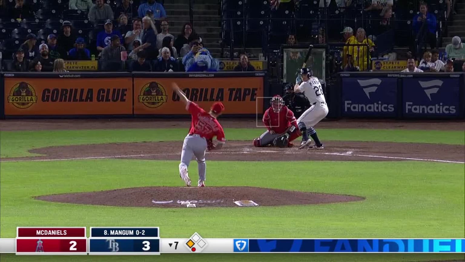 Jake Mangum reaches on a fielder's choice out, first baseman Nolan ...