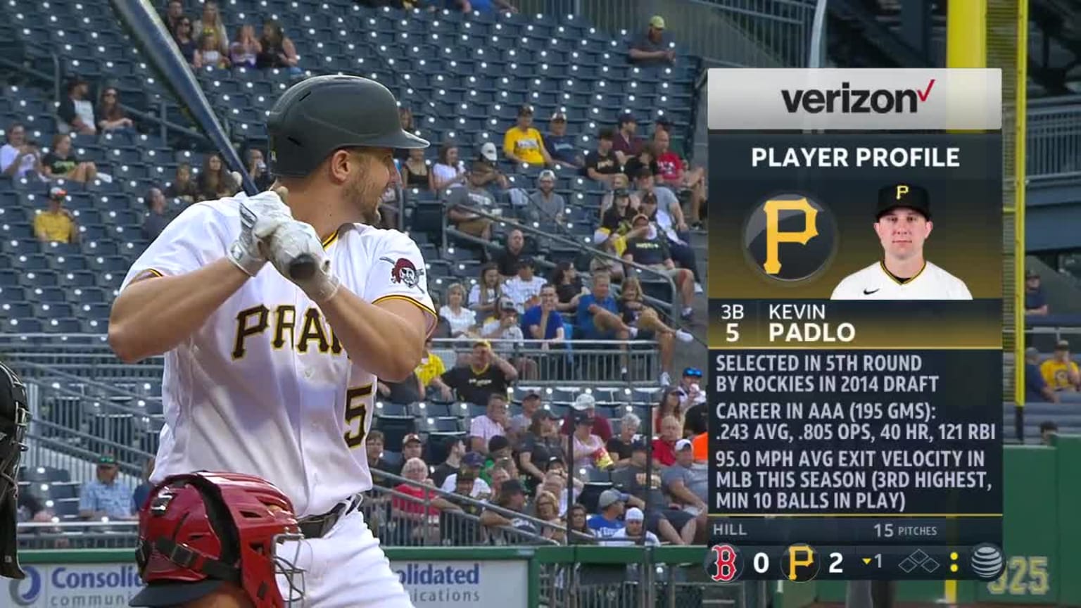 Kevin Padlo flies out to center fielder Enrique Hernandez. | 08/17/2022 ...