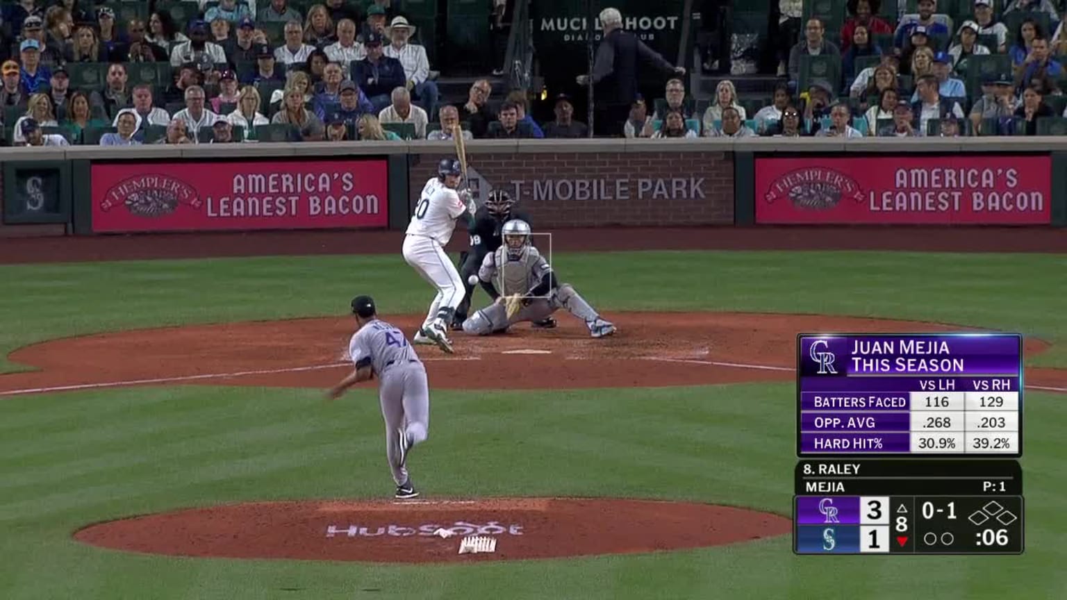 Luke Raley hit by pitch. | 09/23/2025 | MLB.com