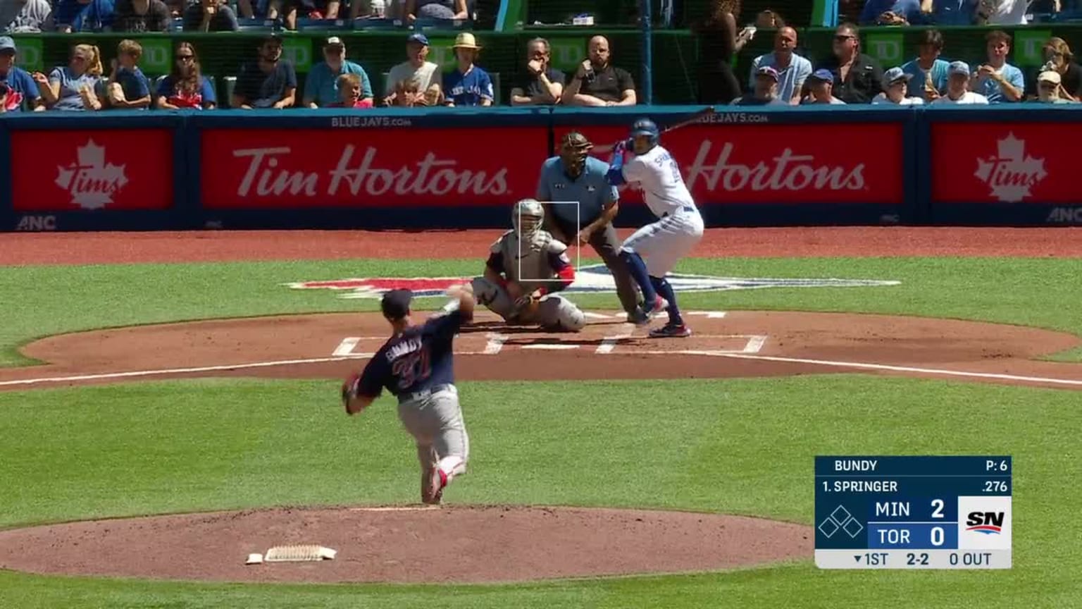 Dylan Bundy Ball to George Springer | 06/04/2022 | Texas Rangers