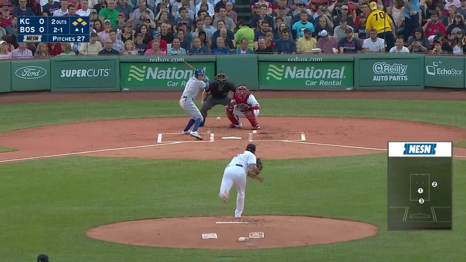 Eduardo Rodriguez Foul to Nicky Lopez | 08/07/2019 | Miami Marlins