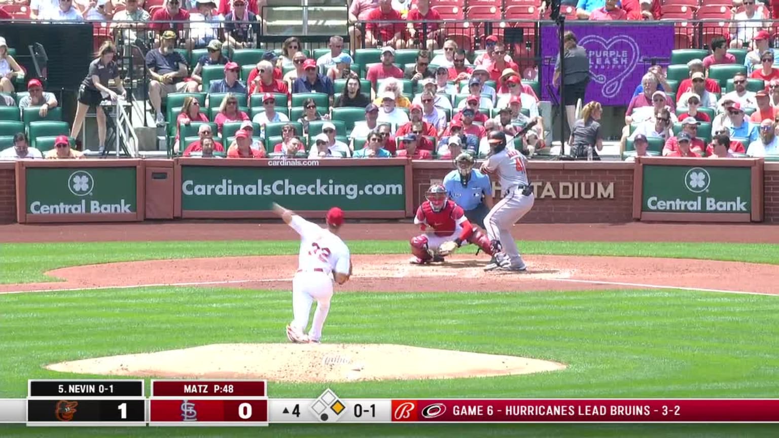 Tyler Nevin singles on a sharp line drive to left fielder Tyler O'Neill ...