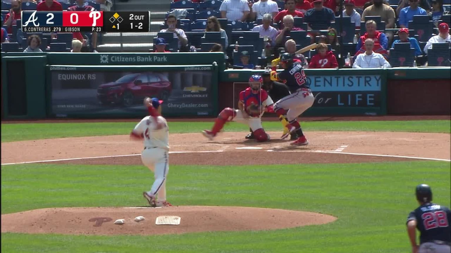 William Contreras grounds out, third baseman Alec Bohm to first baseman ...
