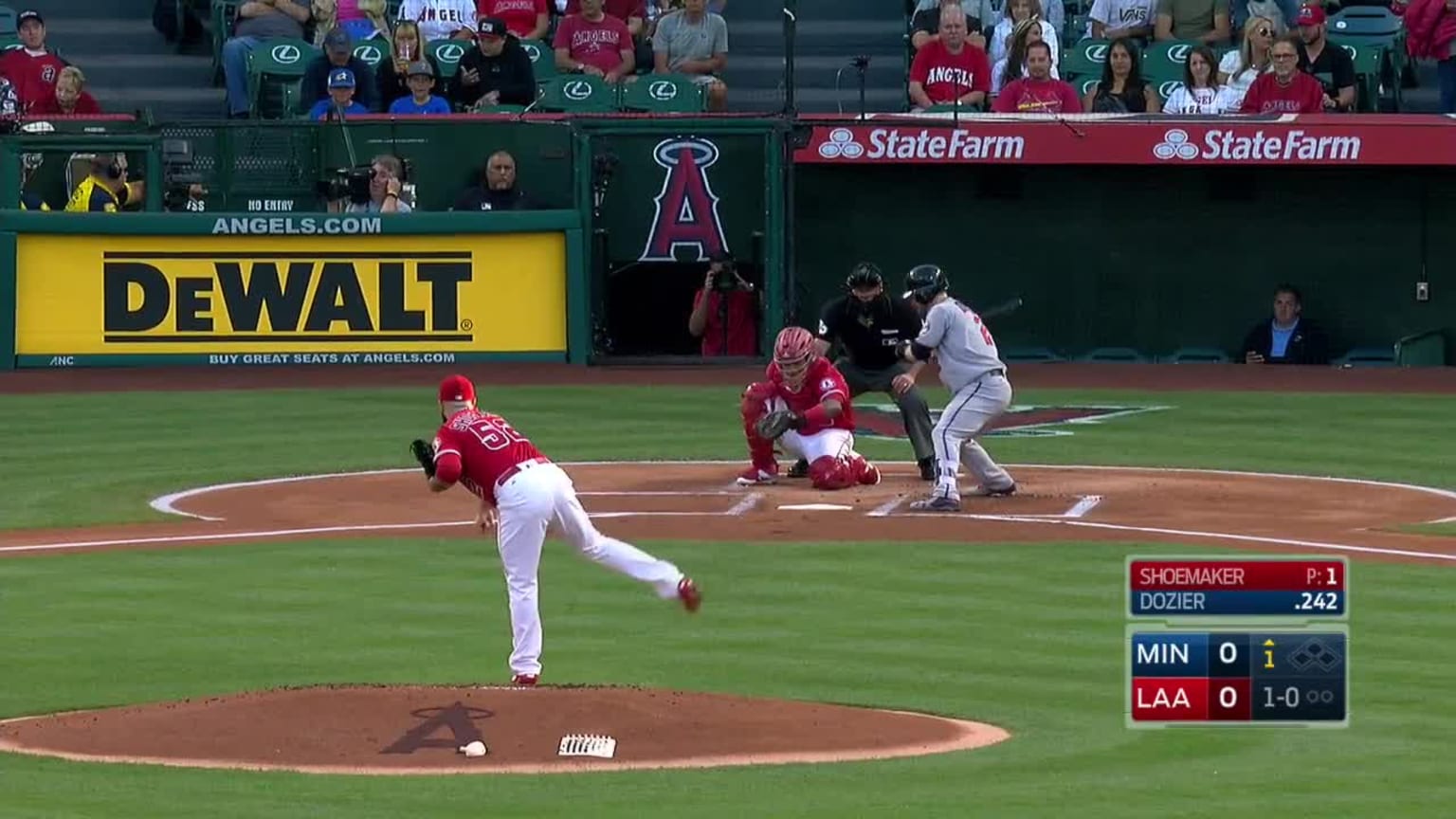 Matt Shoemaker Ball to Brian Dozier | 06/03/2017 | New York Yankees