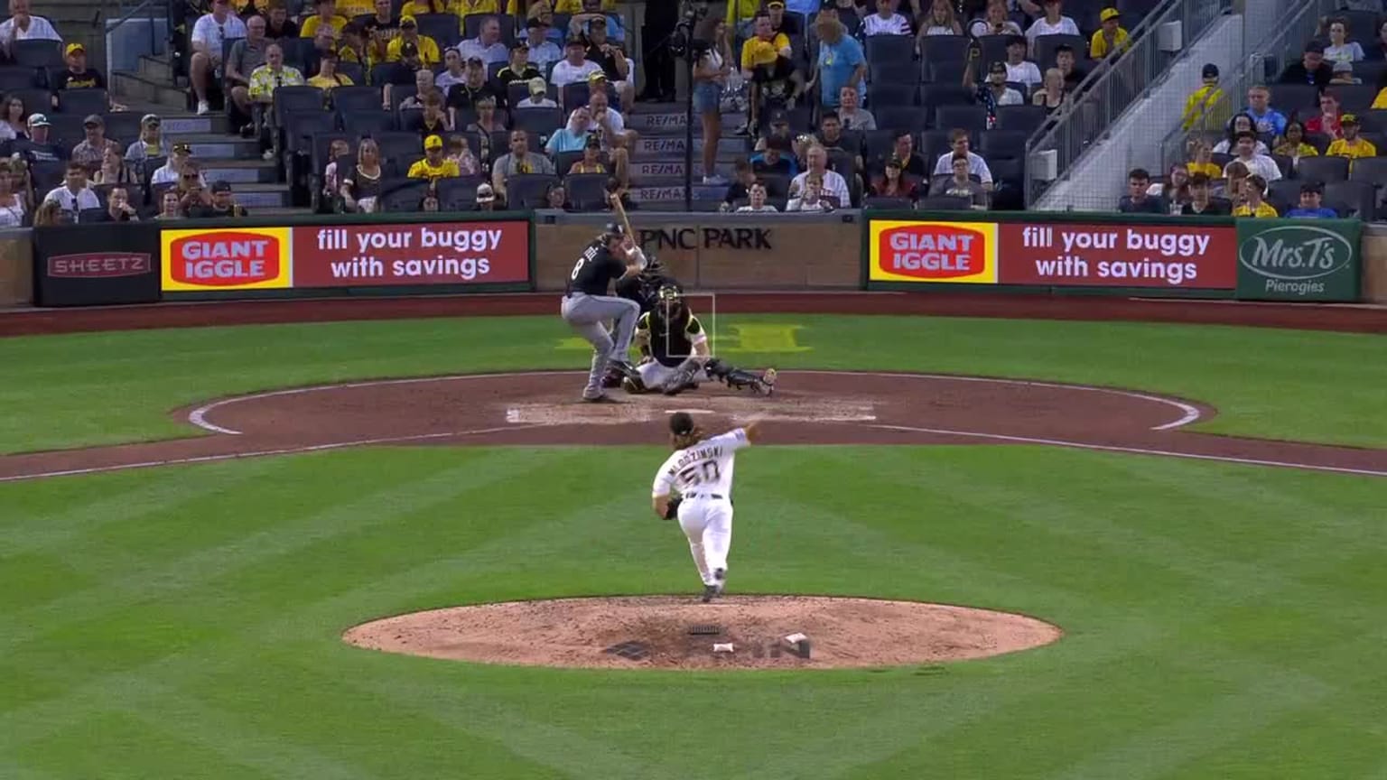 Umpire reviewed (home run), call on the field was upheld: Kyle Teel doubles (5) on a sharp fly ...