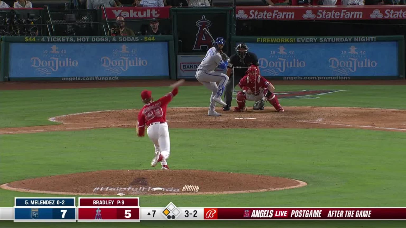 MJ Melendez grounds out to first baseman Jared Walsh. | 06/21/2022 ...