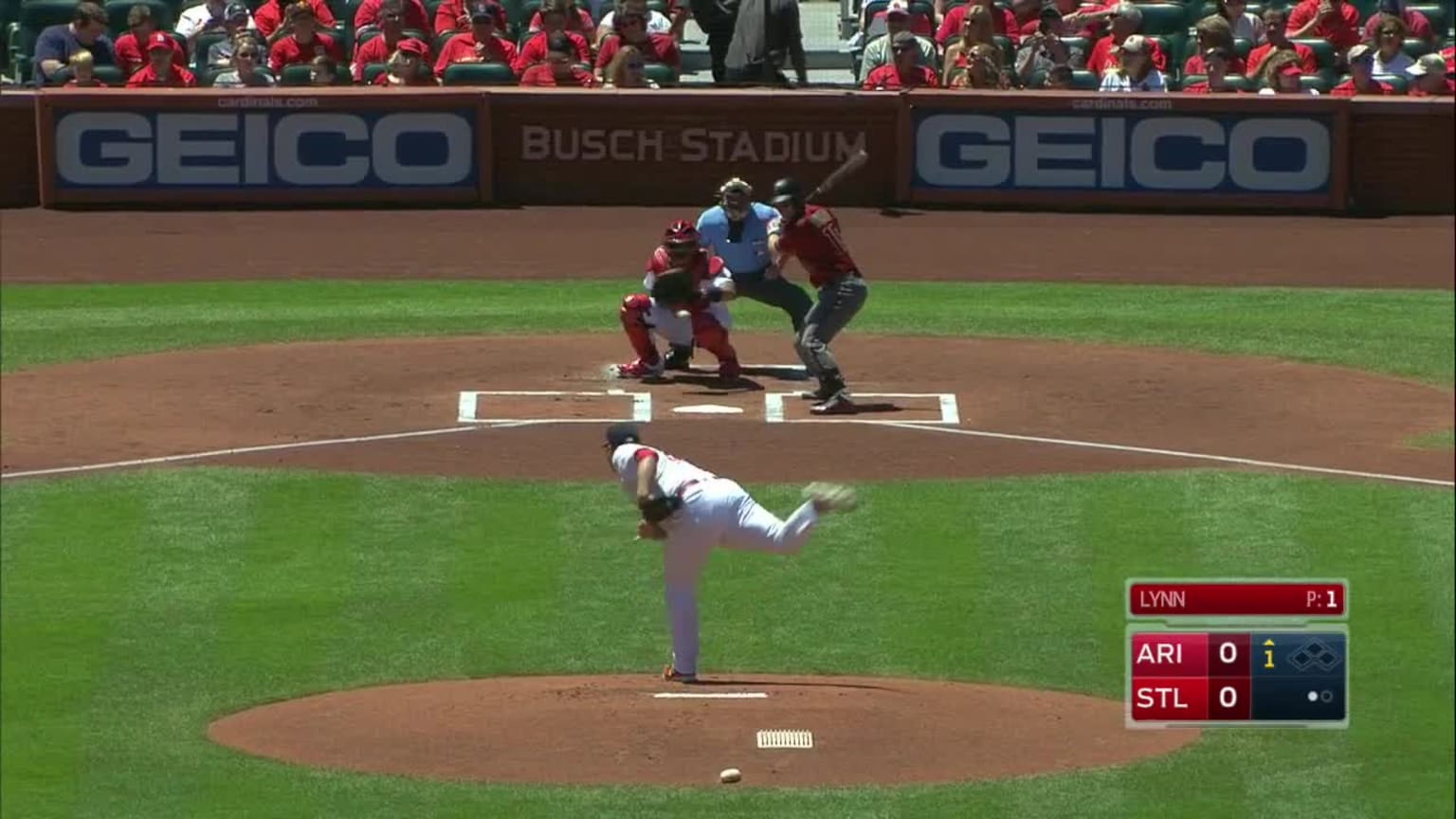 Lance Lynn Ball to Chris Owings | 07/30/2017 | Boston Red Sox