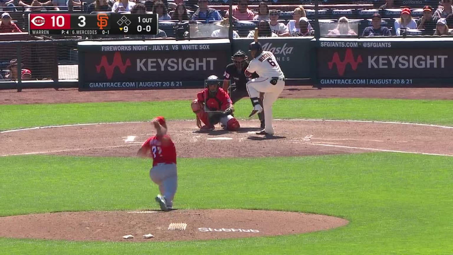 Art Warren Ball to Yermin Mercedes | 06/26/2022 | MLB.com