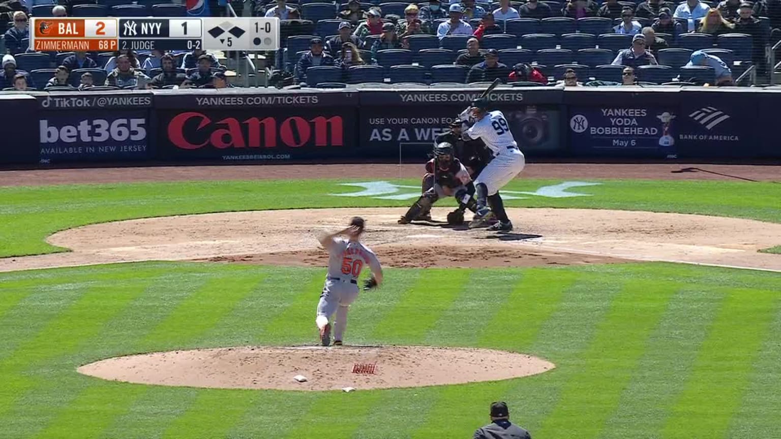 Bruce Zimmermann Ball to Aaron Judge | 04/28/2022 | MLB.com