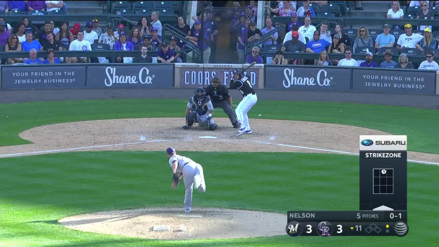 Jimmy Nelson Foul to Joshua Fuentes | 09/29/2019 | MLB.com