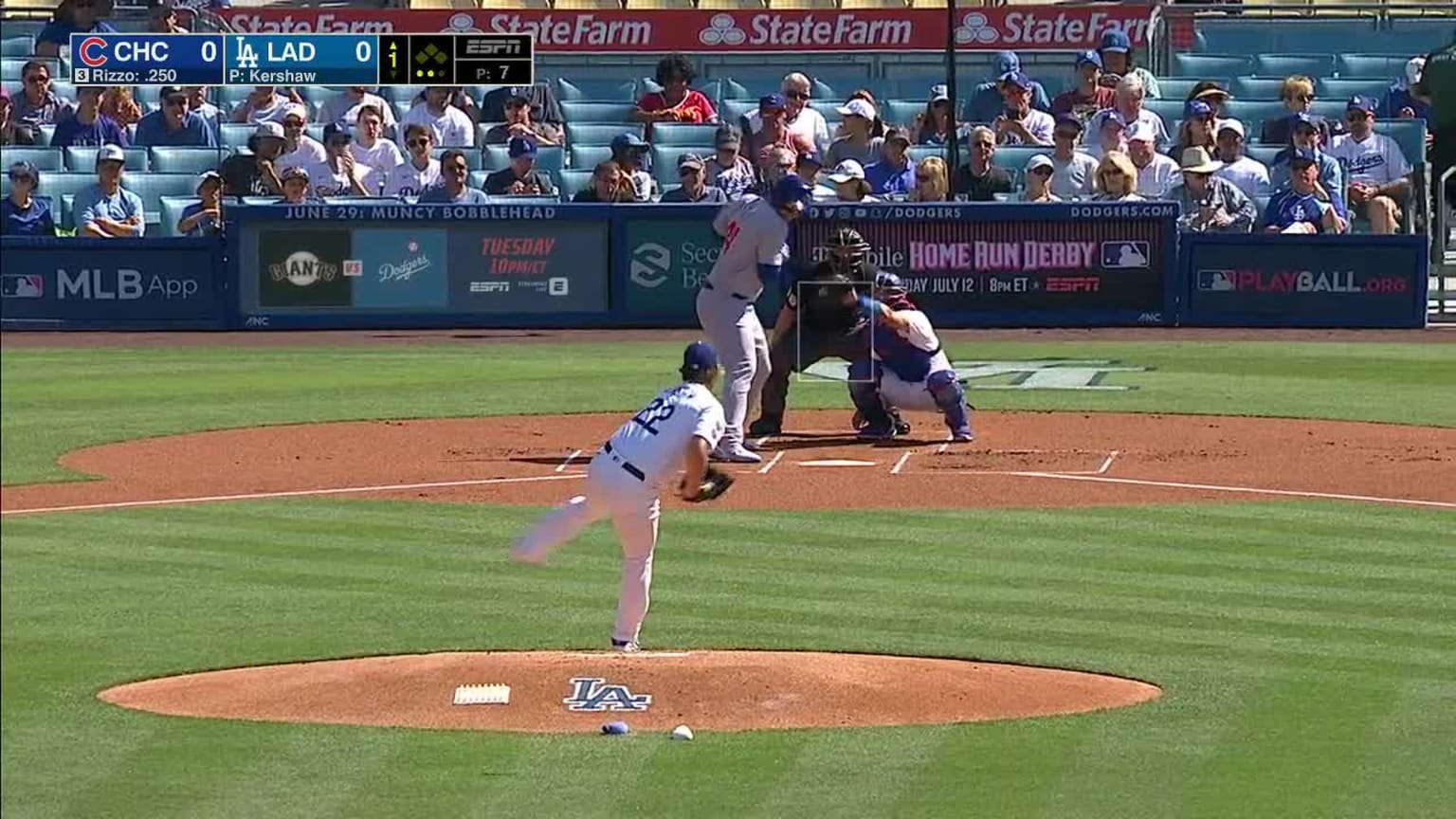 Clayton Kershaw Ball to Anthony Rizzo | 06/27/2021 | MLB.com