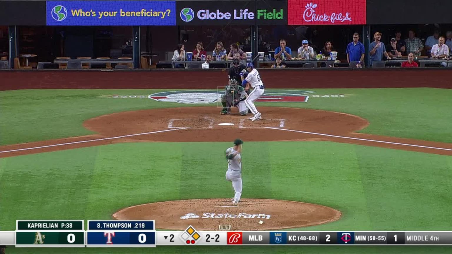 Bubba Thompson strikes out swinging. | 08/15/2022 | MLB.com