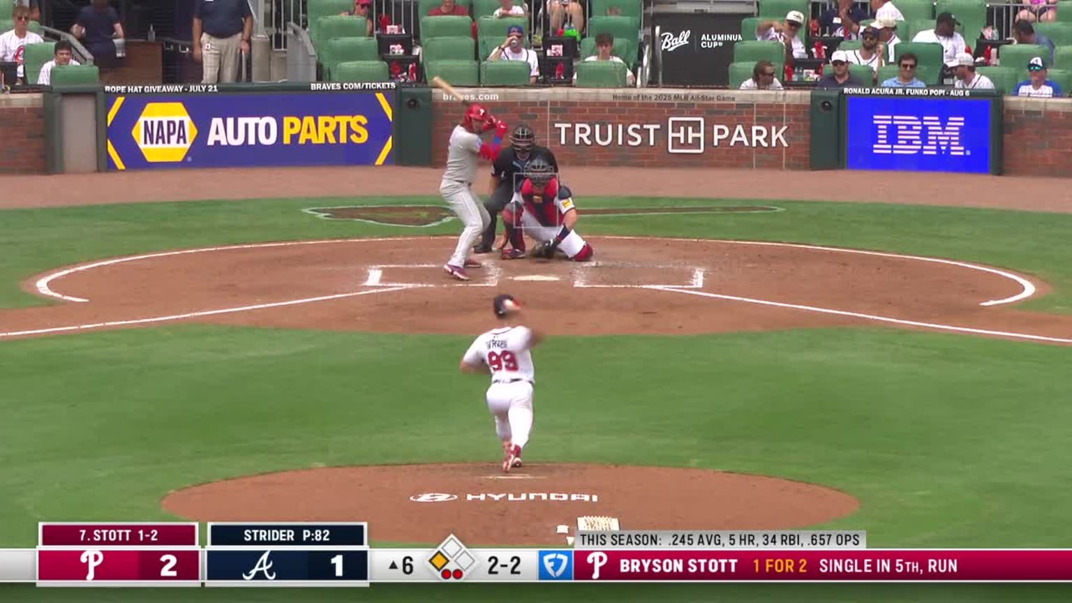 Bryson Stott strikes out swinging. | 06/29/2025 | MLB.com