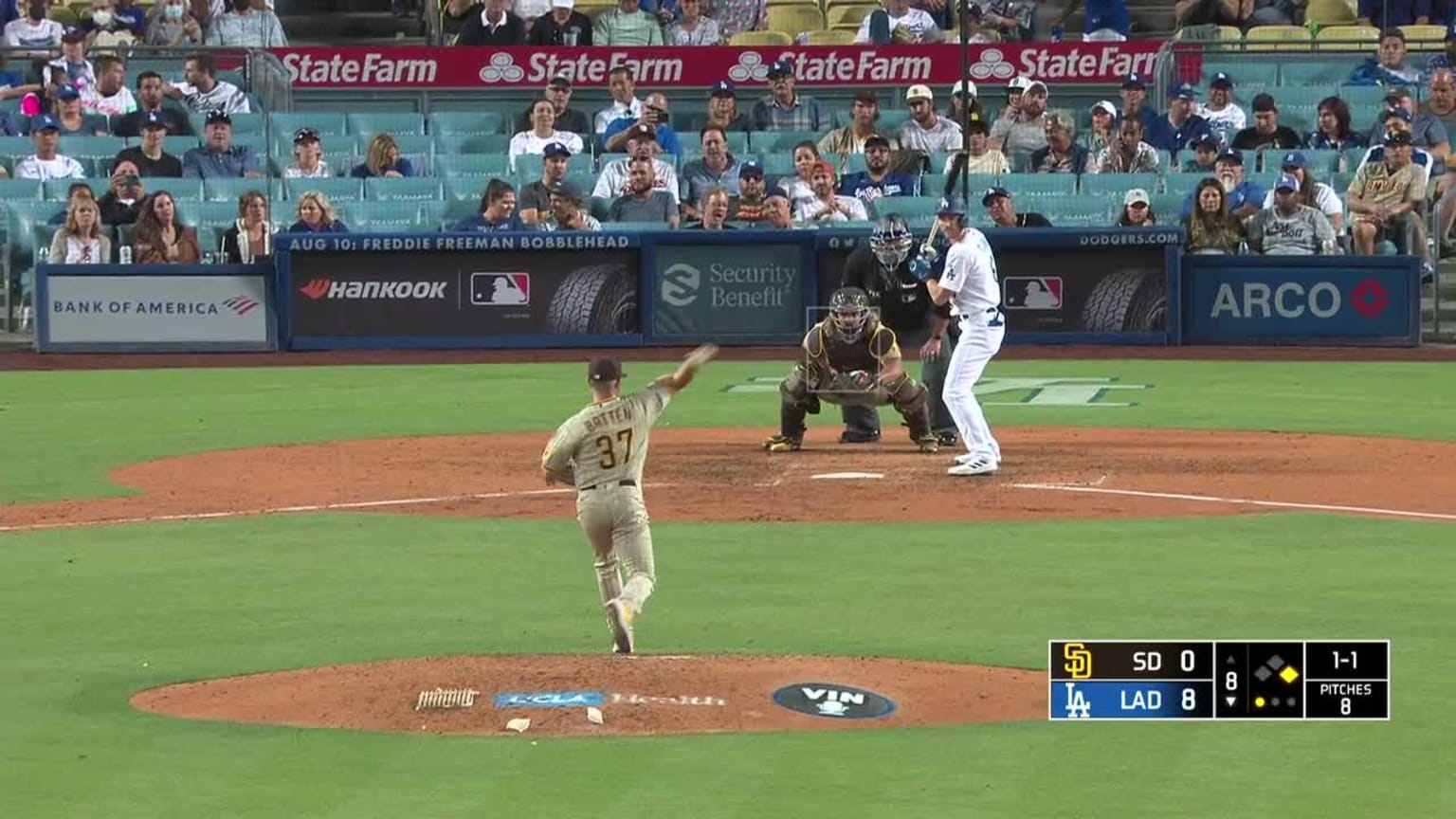 Matthew Batten Ball to Trea Turner | 08/05/2022 | MLB.com