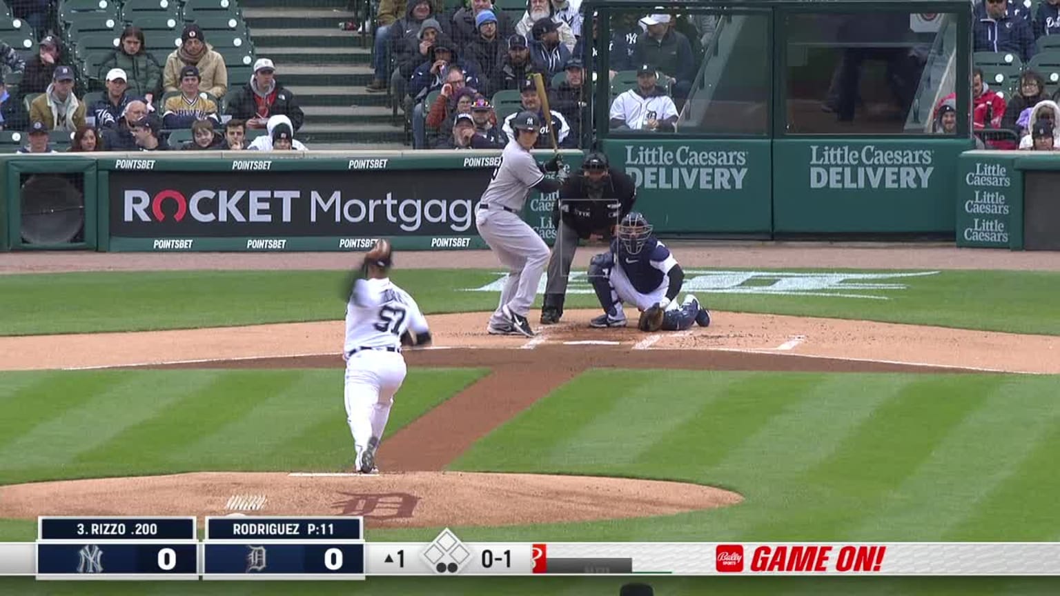 Anthony Rizzo grounds out, third baseman Jeimer Candelario to first ...