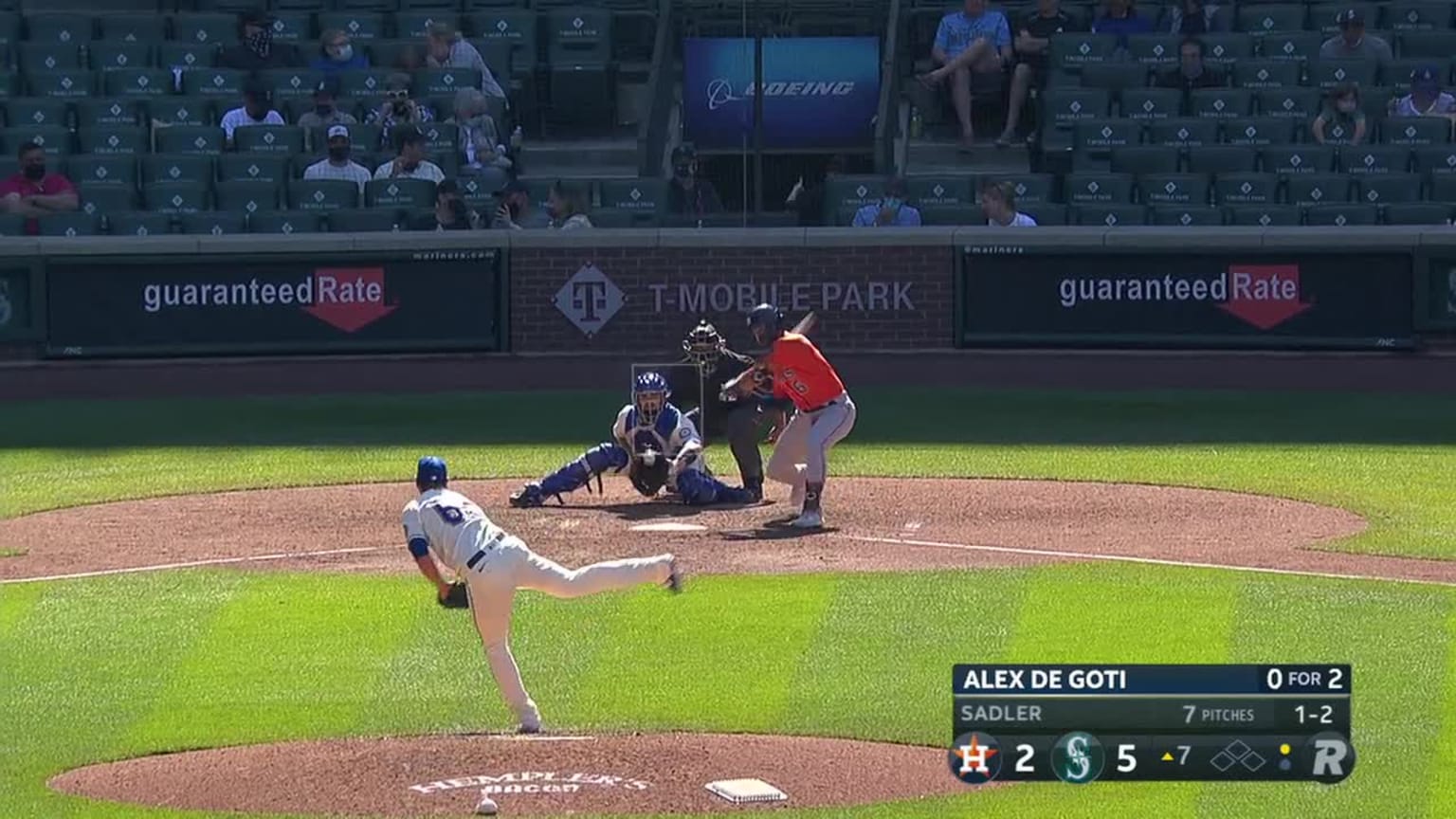 Casey Sadler Ball to Alex De Goti | 04/18/2021 | St. Louis Cardinals