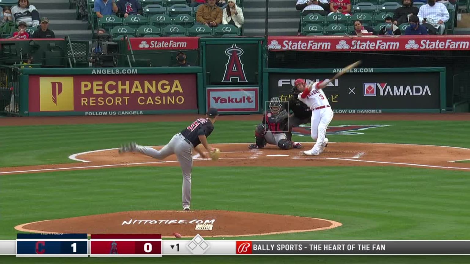 Sam Hentges Foul to Taylor Ward | 05/17/2021 | New York Yankees