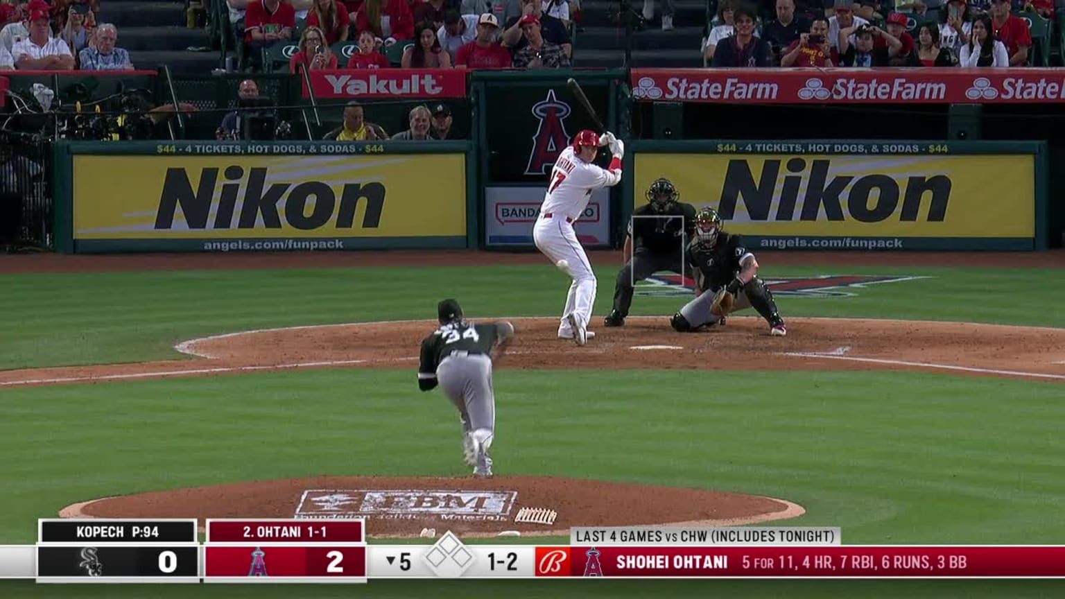 Michael Kopech Ball to Shohei Ohtani | 06/27/2023 | MLB.com