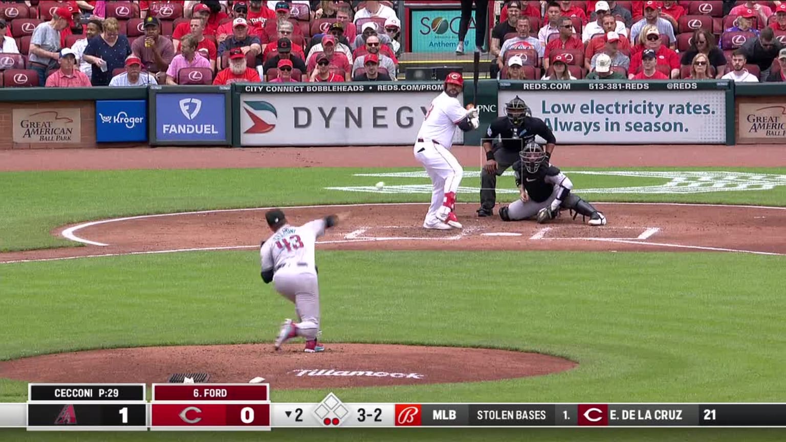 Mike Ford grounds out, second baseman Ketel Marte to first baseman ...