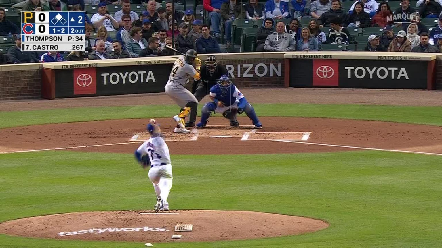 Rodolfo Castro grounds out to first baseman Alfonso Rivas. | 05/17/2022 ...