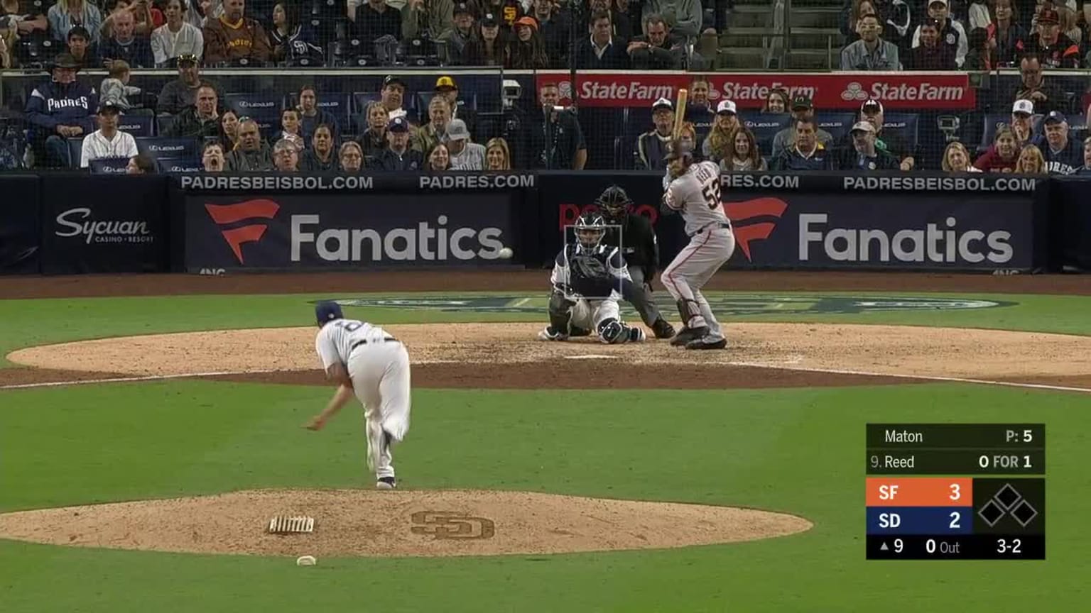 Phil Maton Foul to Michael Reed | 03/30/2019 | MLB.com