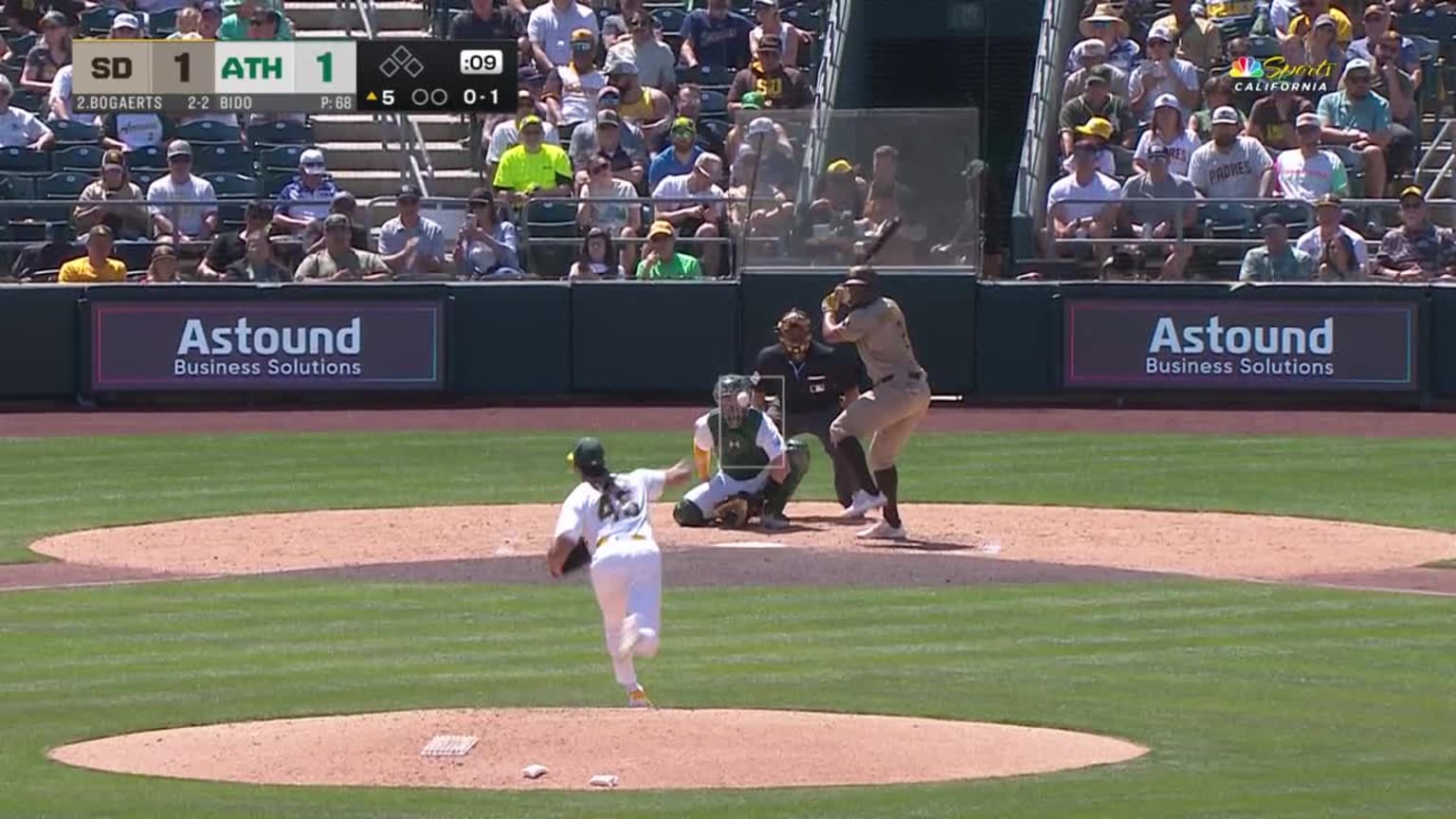 Xander Bogaerts doubles (5) on a ground ball to left fielder Miguel ...