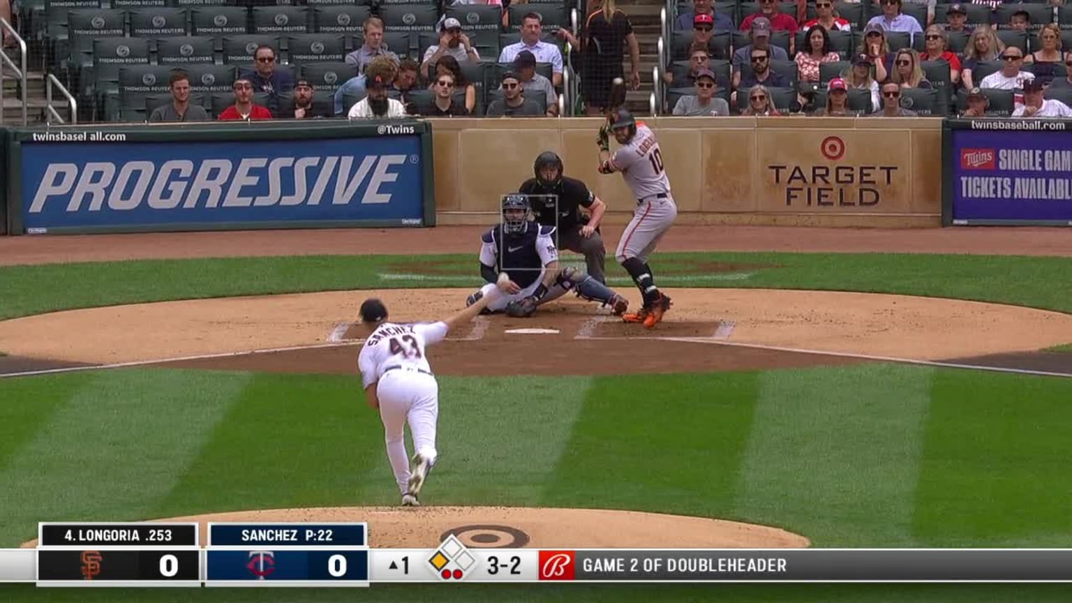 Evan Longoria grounds out, shortstop Carlos Correa to first baseman ...