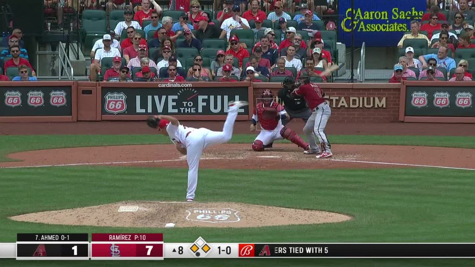 Roel Ramirez Ball to Nick Ahmed | 06/30/2021 | MLB.com