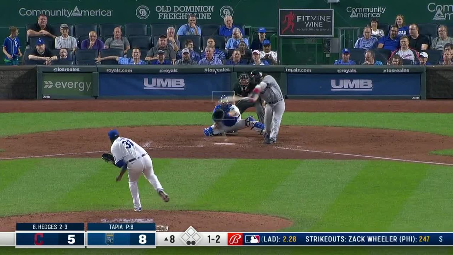 Domingo Tapia Foul to Austin Hedges | 09/29/2021 | MLB.com