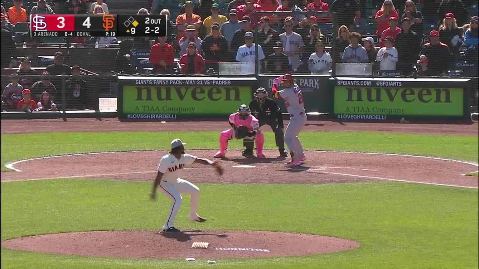 Camilo Doval Ball to Nolan Arenado | 05/08/2022 | MLB.com