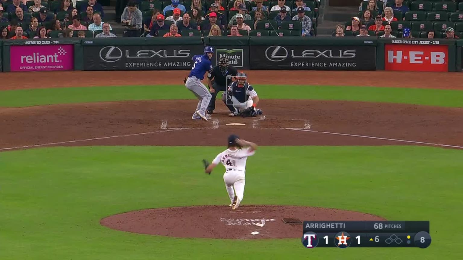 Corey Seager singles on a ground ball to center fielder Jake Meyers ...