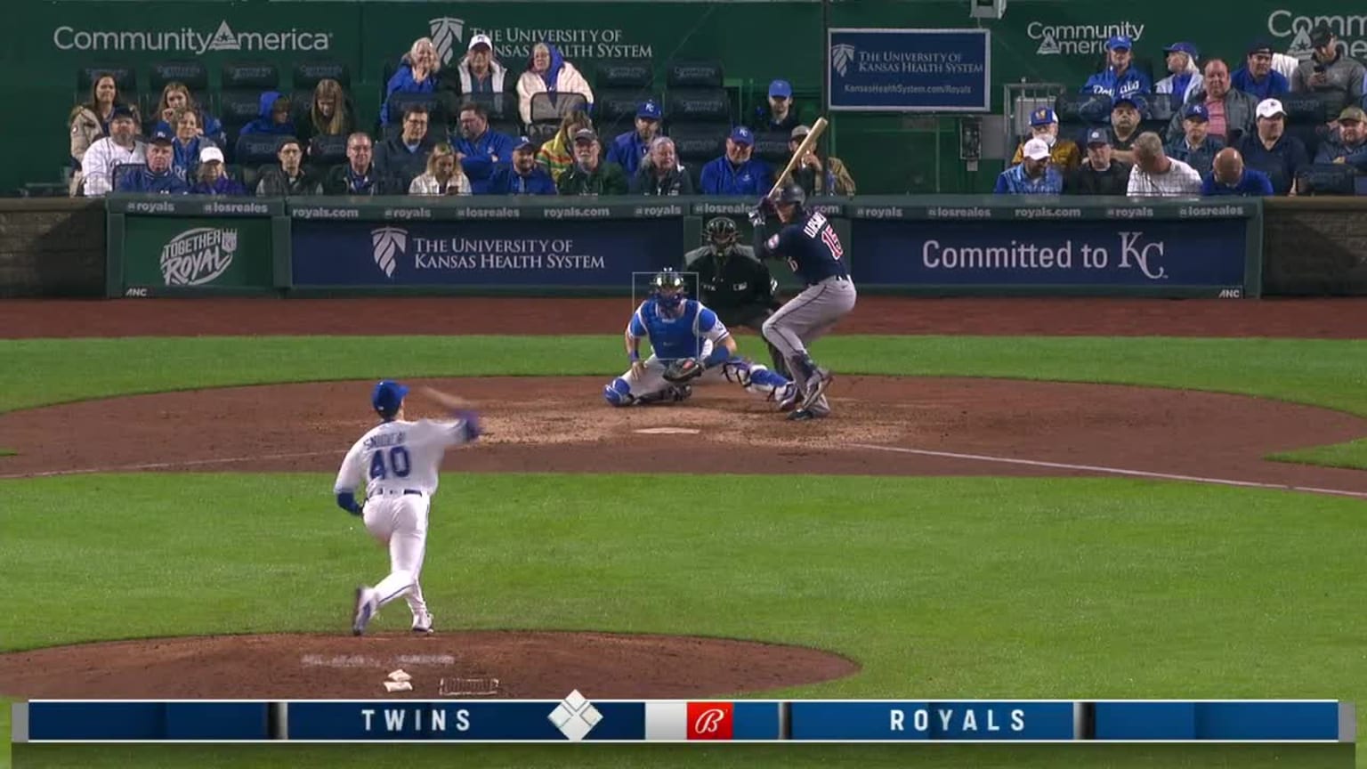 Collin Snider Ball to Gio Urshela | 04/20/2022 | Kansas City Royals