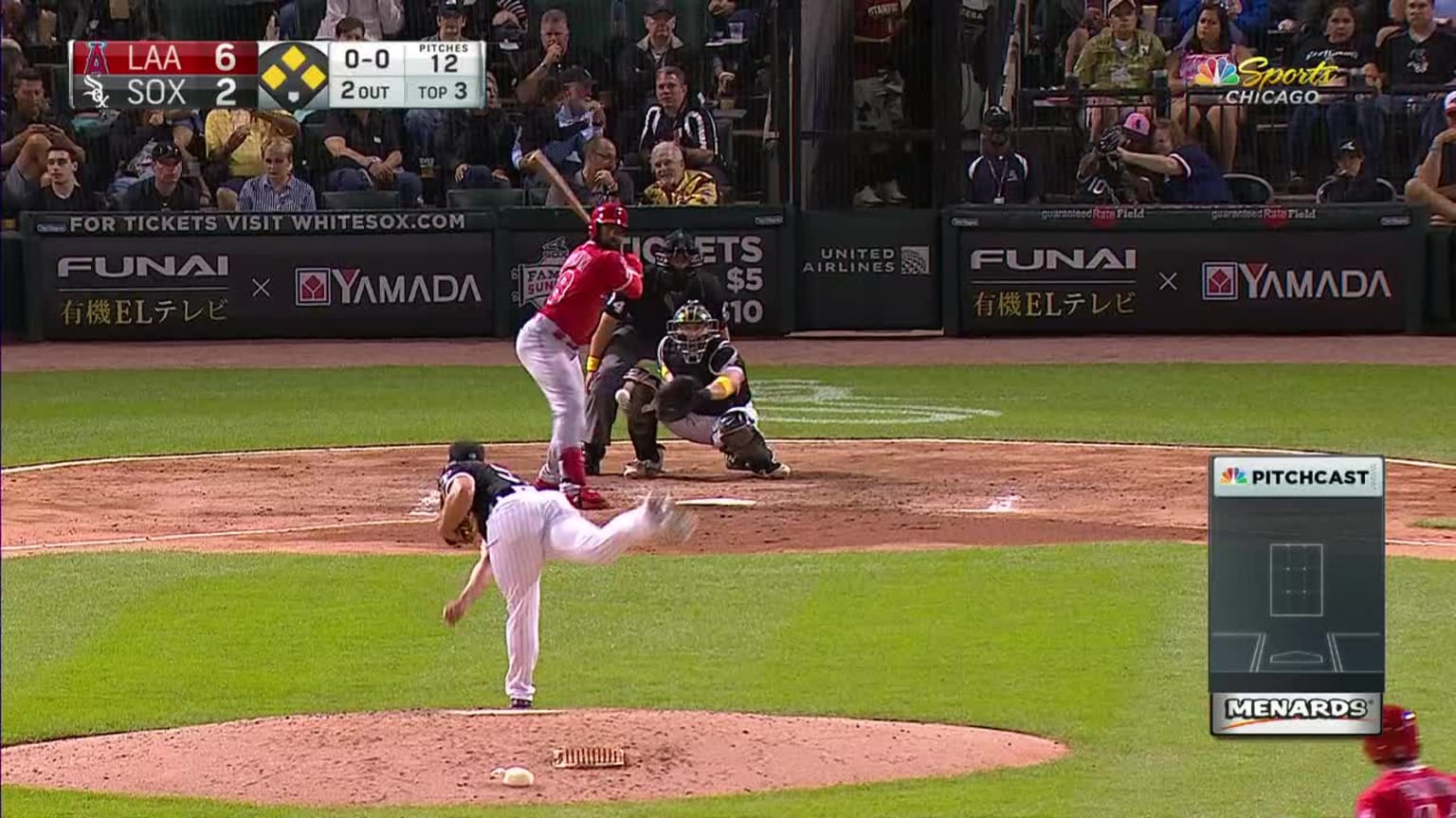 Carson Fulmer Ball to Brian Goodwin | 09/07/2019 | Los Angeles Angels