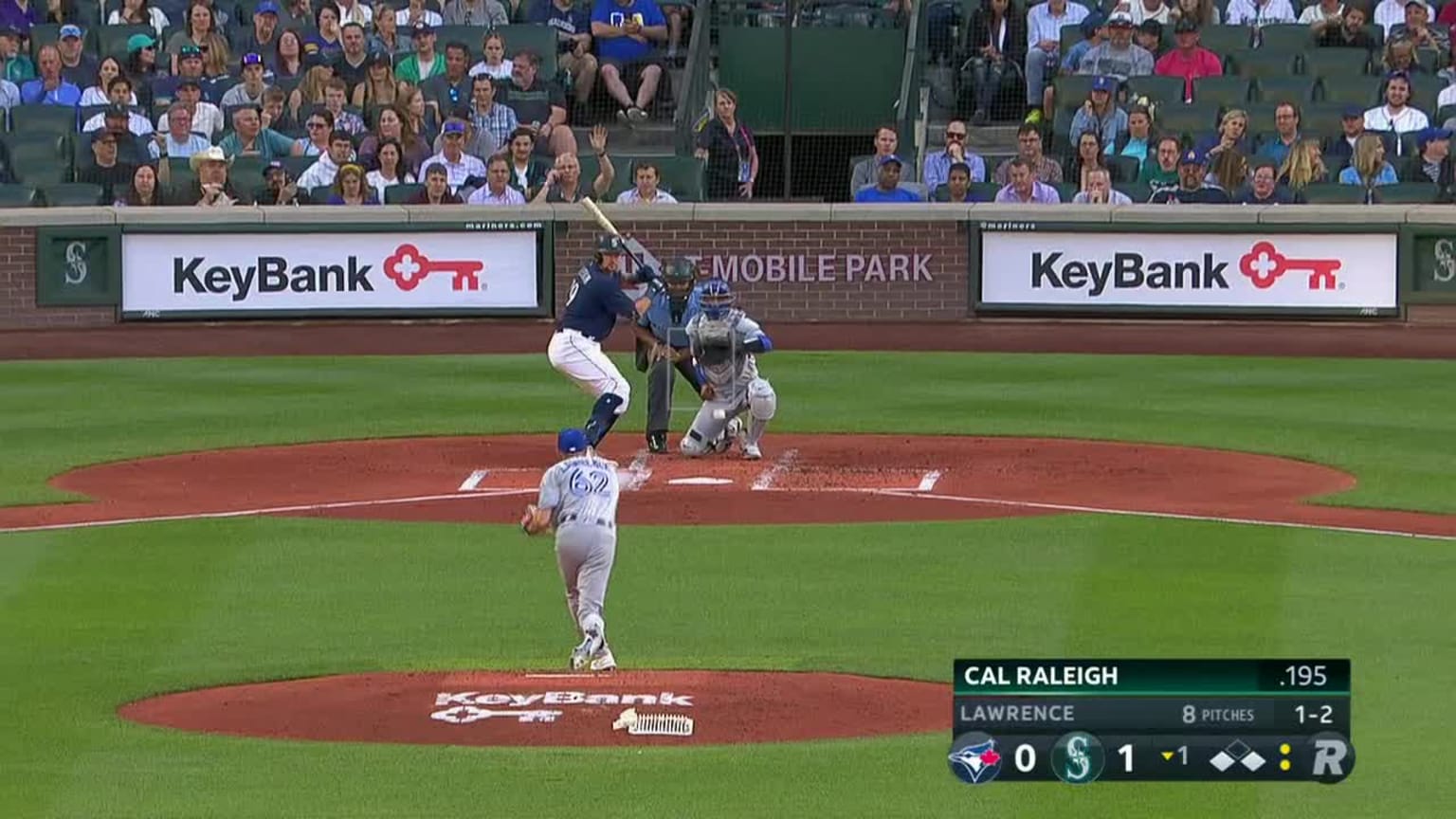 Casey Lawrence Foul to Cal Raleigh | 07/07/2022 | MLB.com