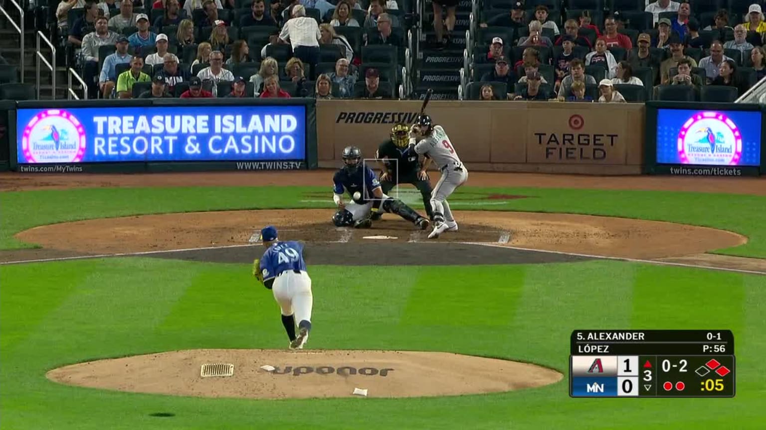 Blaze Alexander strikes out swinging. | 09/12/2025 | Minnesota Twins