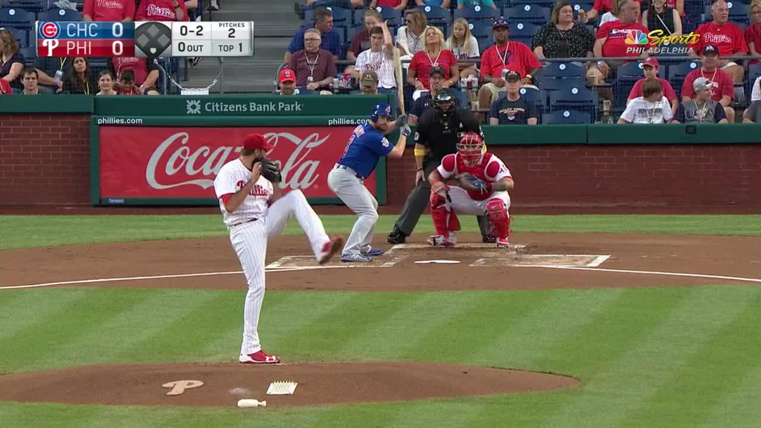 Daniel Murphy doubles (12) on a sharp line drive to right fielder Nick ...