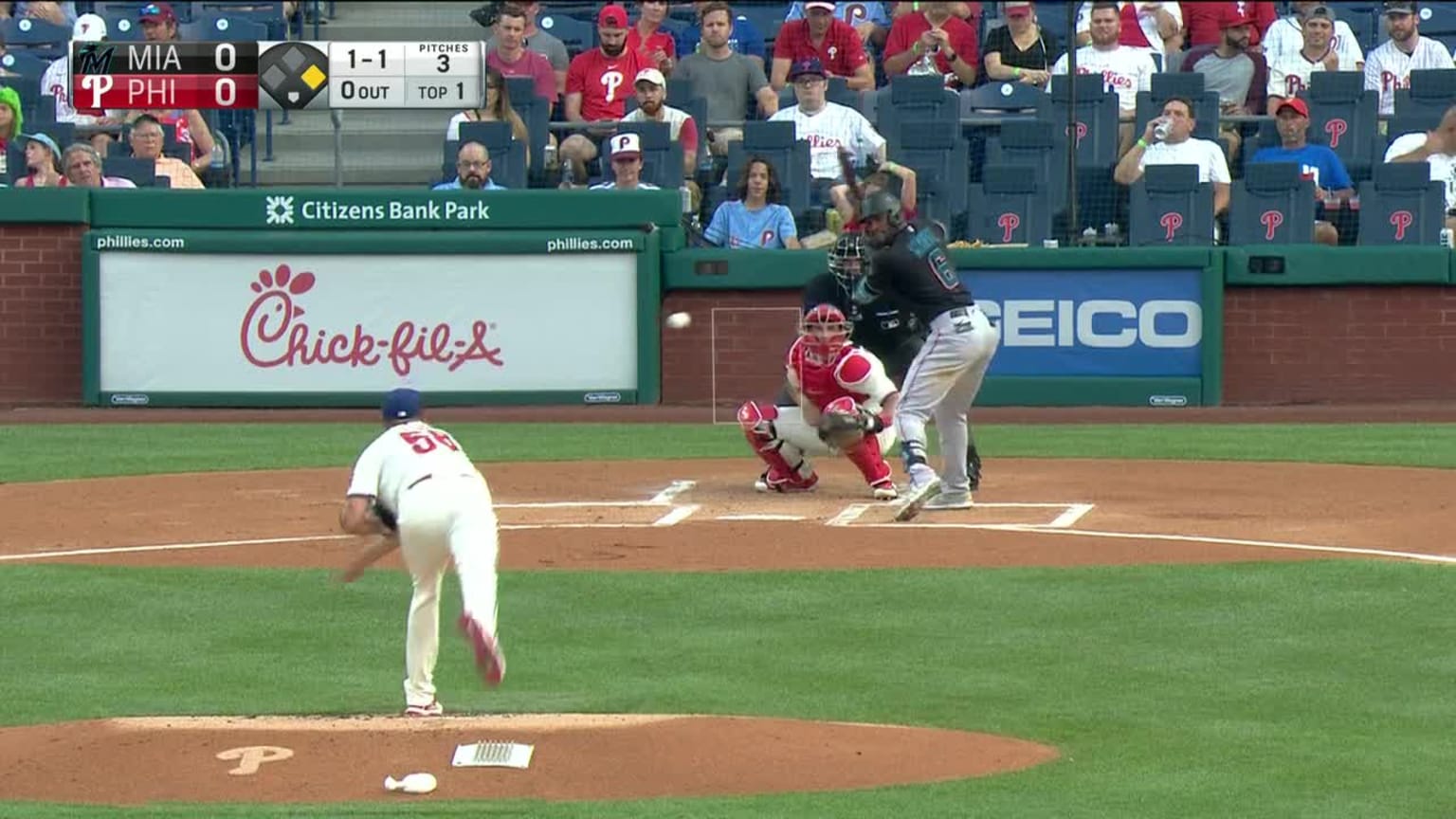 Zach Eflin Ball to Starling Marte | 07/16/2021 | MLB.com