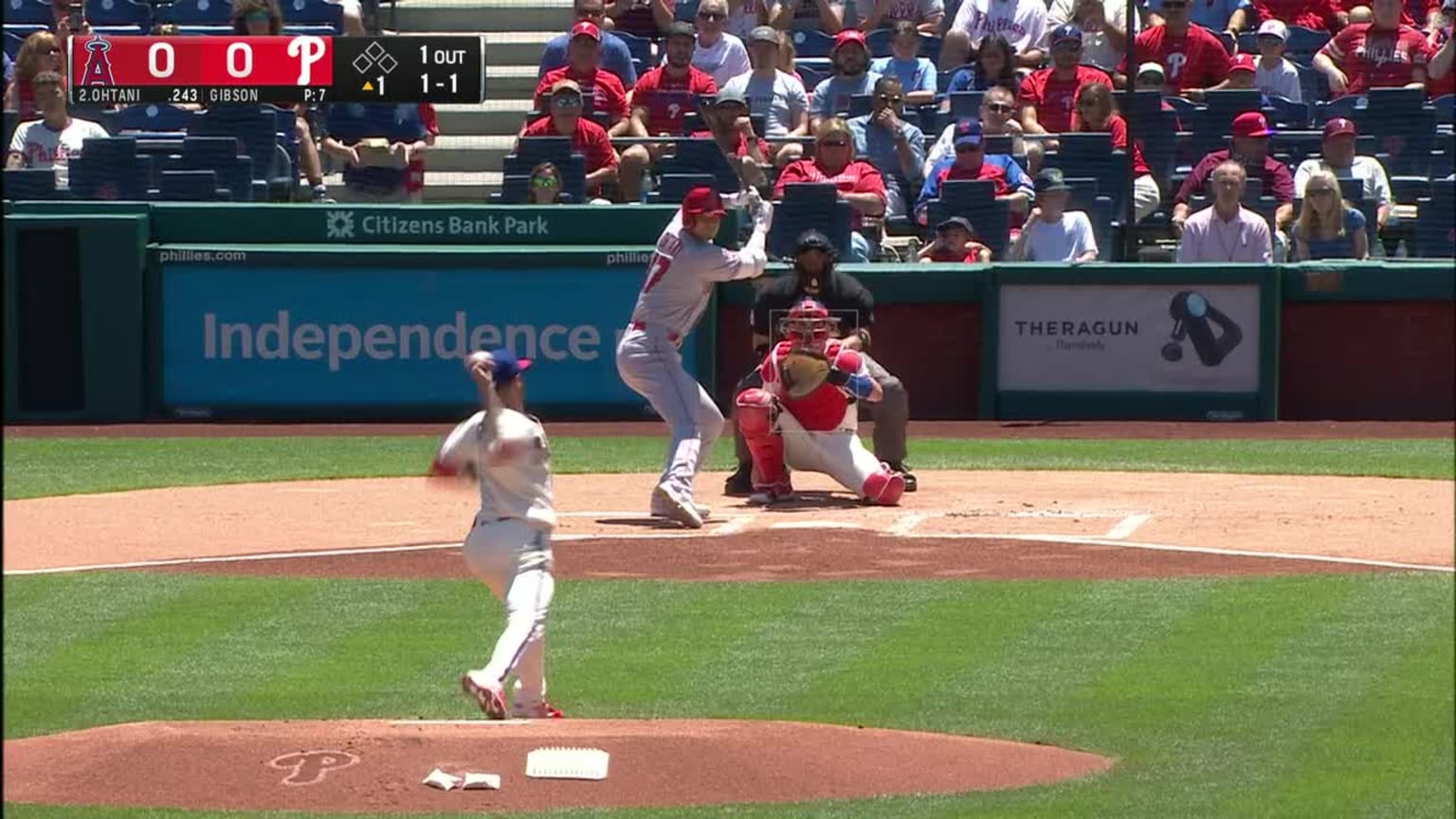 Shohei Ohtani grounds out, third baseman Alec Bohm to first baseman ...