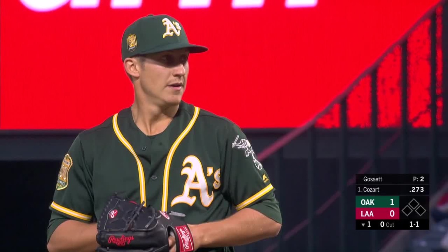 Daniel Gossett Bola mala to Zack Cozart | 06/04/2018 | Los Padres de ...