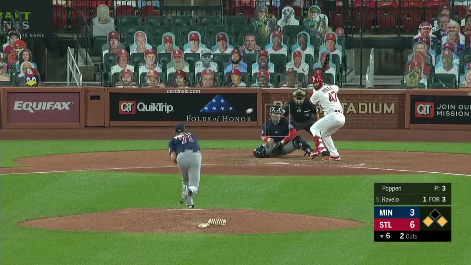 Sean Poppen Ball to Rangel Ravelo | 09/08/2020 | MLB.com