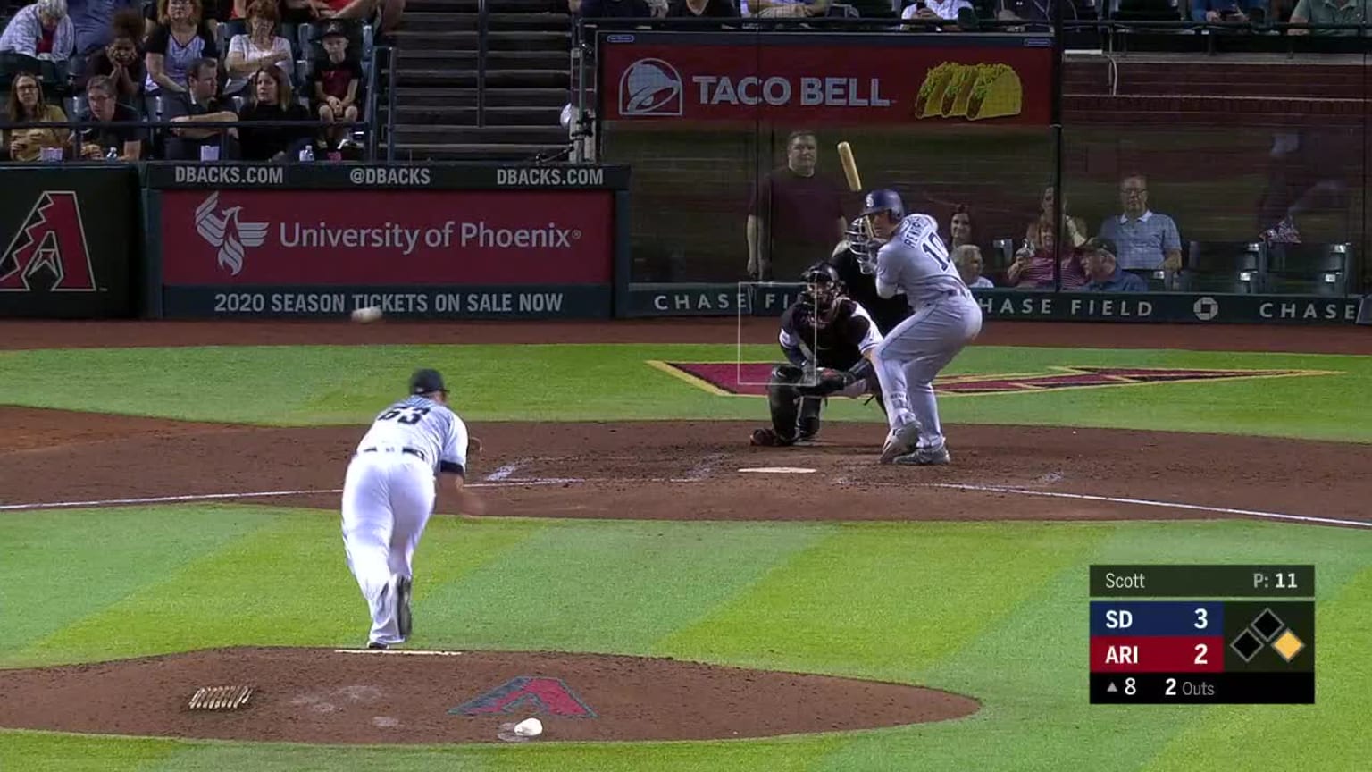 Robby Scott Ball In Dirt to Hunter Renfroe | 09/27/2019 | MLB.com