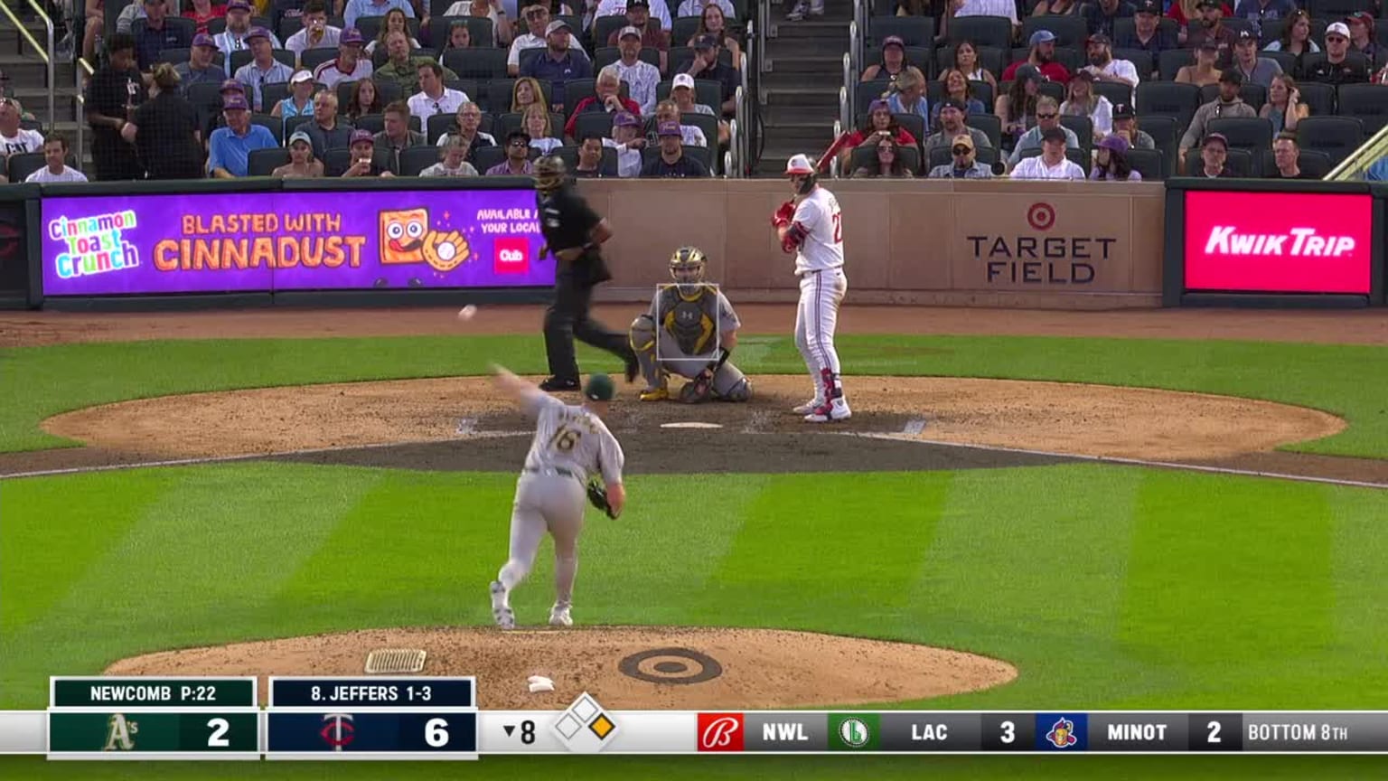 Automatic Ball - Pitcher Pitch Timer Violation | 06/13/2024 | Minnesota Twins