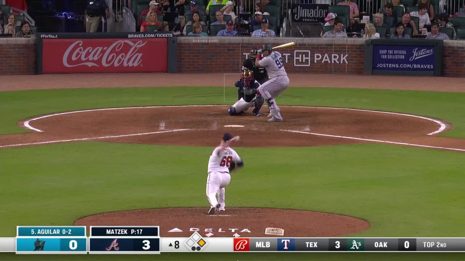 Tyler Matzek Called Strike to Jesus Aguilar | 04/22/2022 | MLB.com