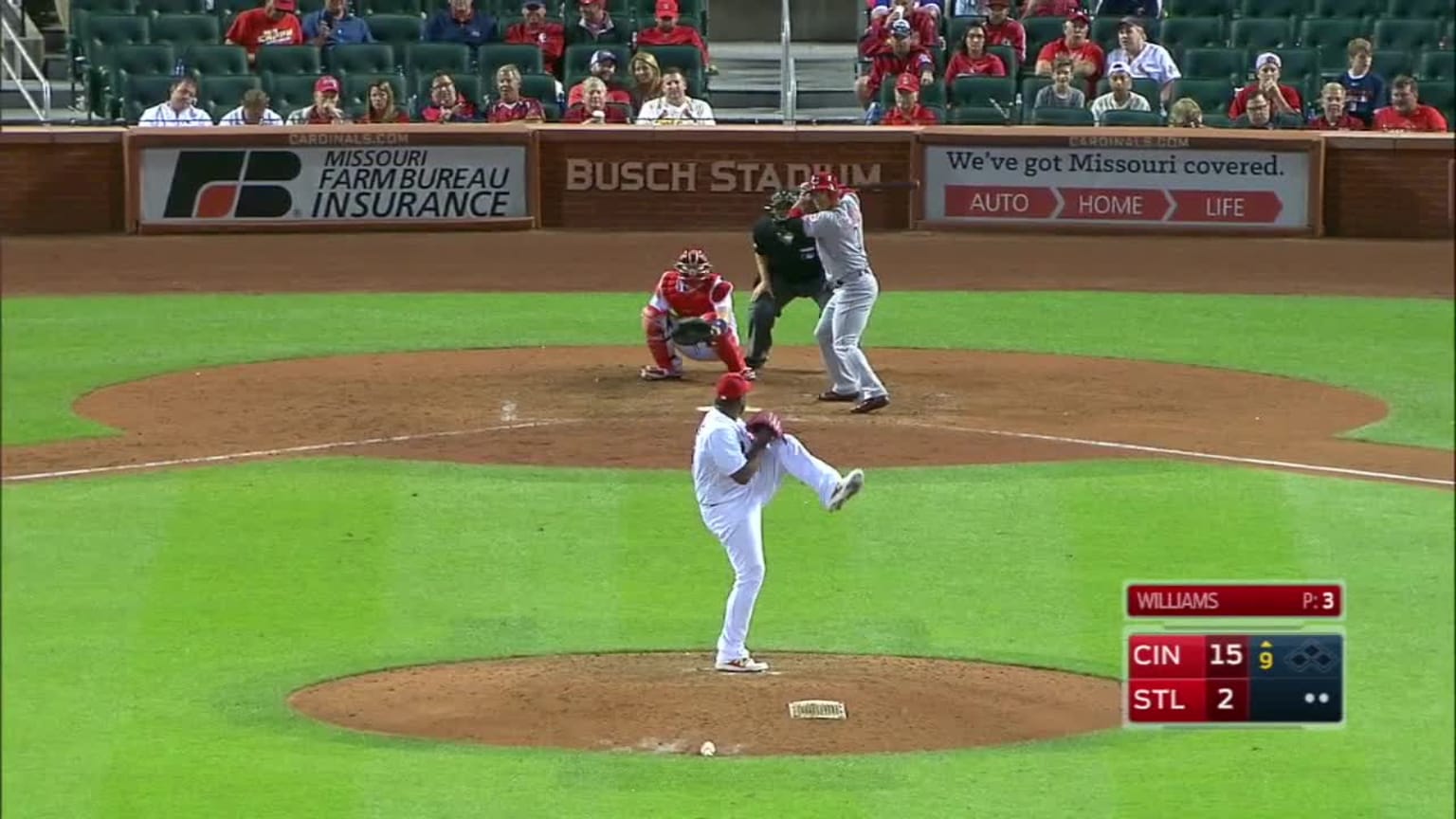 Jerome Williams Ball to Ivan De Jesus Jr. | 09/26/2016 | Kansas City Royals