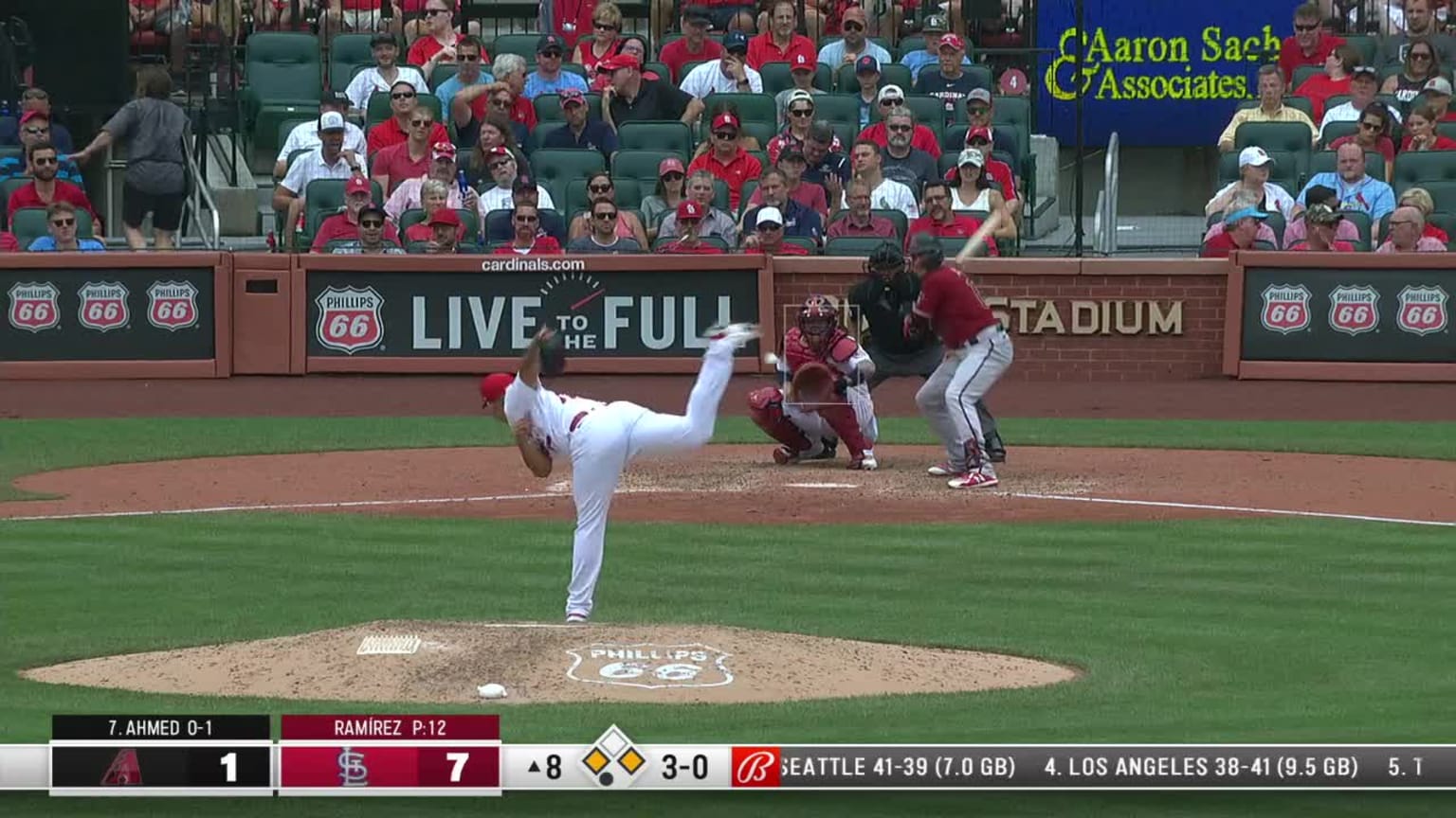 Roel Ramirez Called Strike to Nick Ahmed | 06/30/2021 | MLB.com