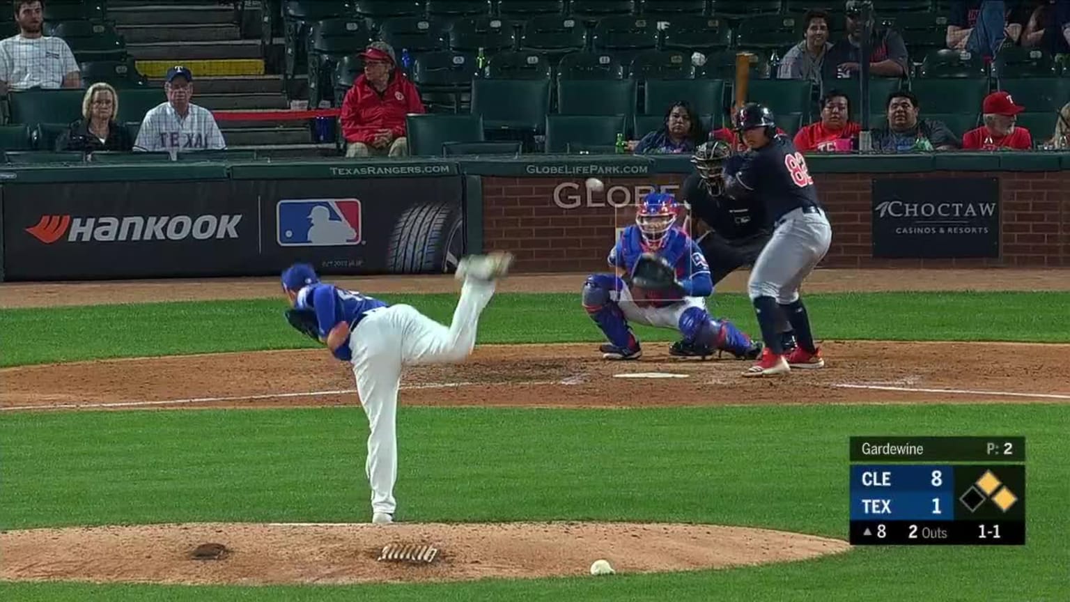 Nick Gardewine Strike cantado to Ulysses Cantu | Los Rays de Tampa Bay