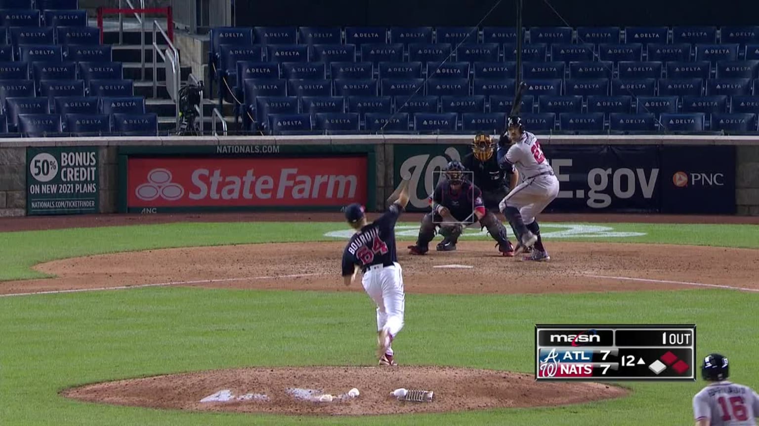 James Bourque Ball In Dirt to Adam Duvall | 09/11/2020 | Houston Astros