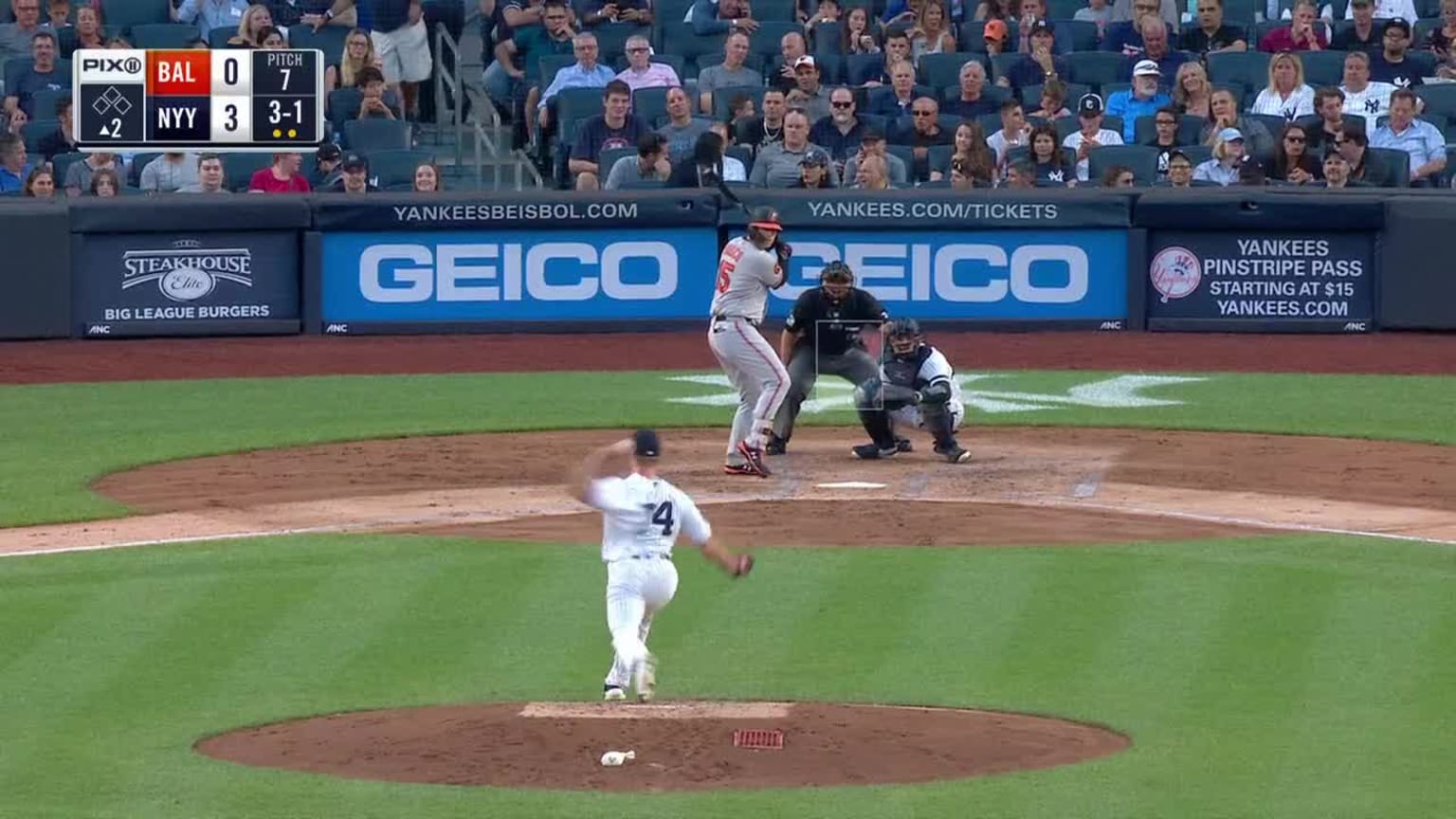 Chance Sisco grounds out to first baseman Mike Ford. | 08/12/2019 | MLB.com